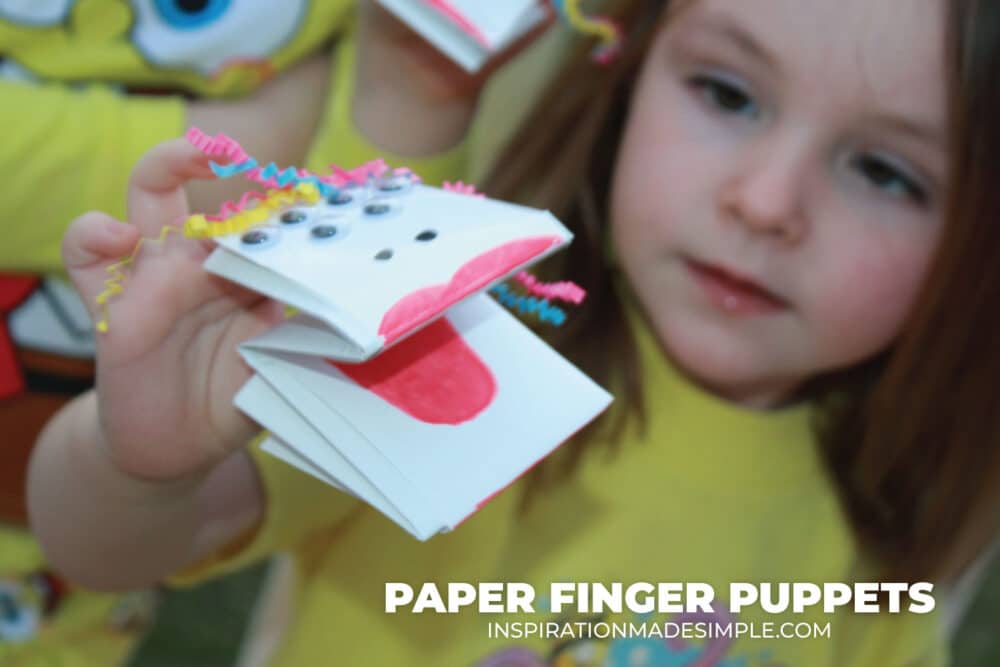 Simple and Fun Paper Finger Puppets - Inspiration Made Simple