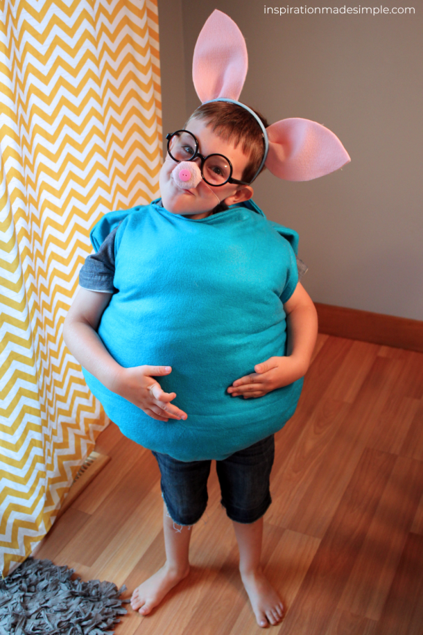 Simple & Affordable DIY Pig Costume - Inspiration Made Simple.com