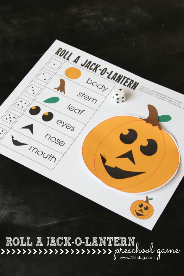 Roll A Jack O Lantern Preschool Game Inspiration Made Simple Roll A Jack O Lantern Preschool Game Inspiration Made Simple