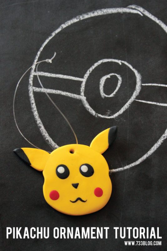 Clay Pokemon Pikachu Ornament - Inspiration Made Simple