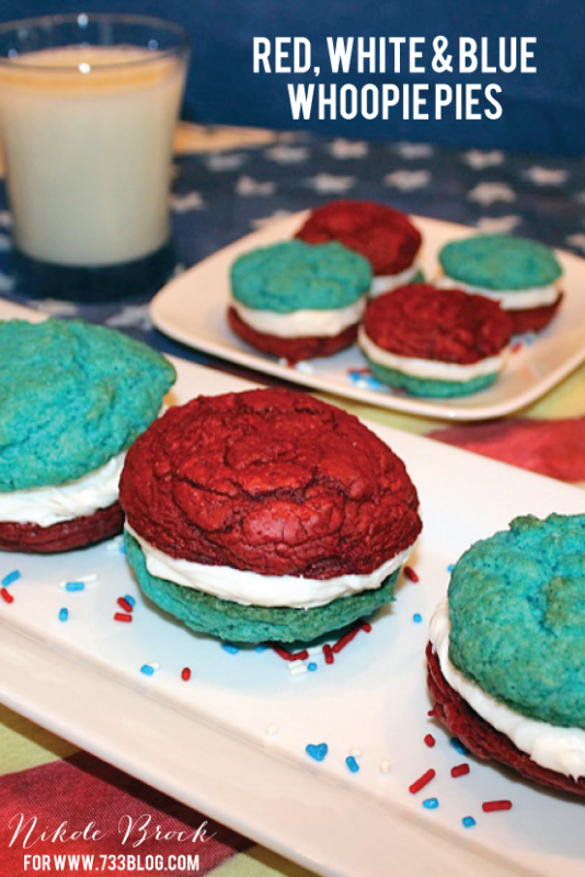 Red, White and Blue Whoopie Pies - Inspiration Made Simple