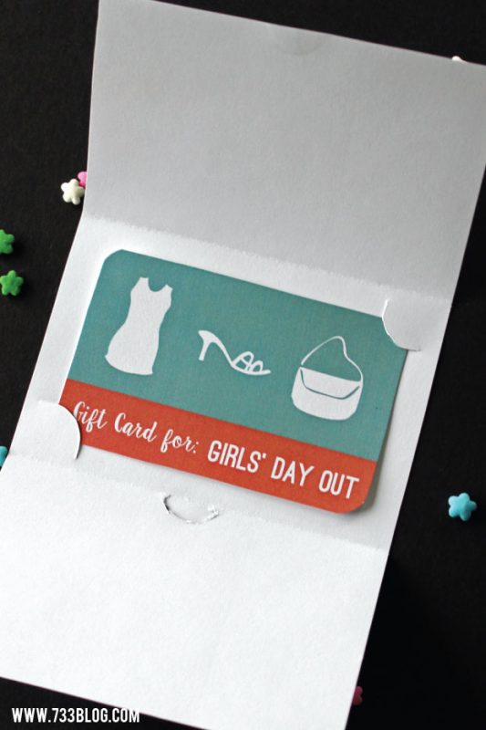 Girls' Day Out Gift Card Printable - Inspiration Made Simple