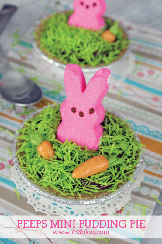 No-Bake PEEPS Mini Pudding Pie - Inspiration Made Simple