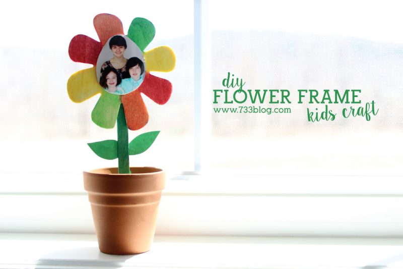 Potted Flower Frame Kids Craft - Inspiration Made Simple