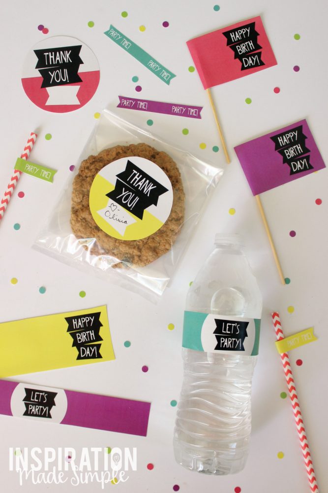 Rainbow Birthday Banner and Printable Pack - Inspiration Made Simple