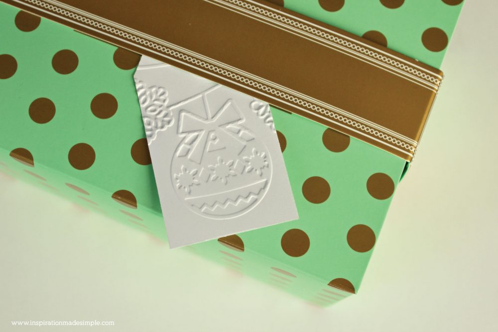Simple and Classic DIY Embossed Gift Tags - Inspiration Made Simple
