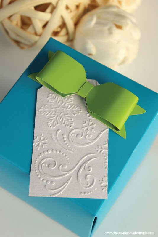 Simple and Classic DIY Embossed Gift Tags - Inspiration Made Simple