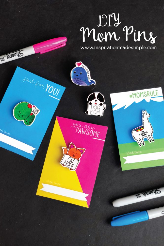 DIY Lapel Pins for Mom - Inspiration Made Simple