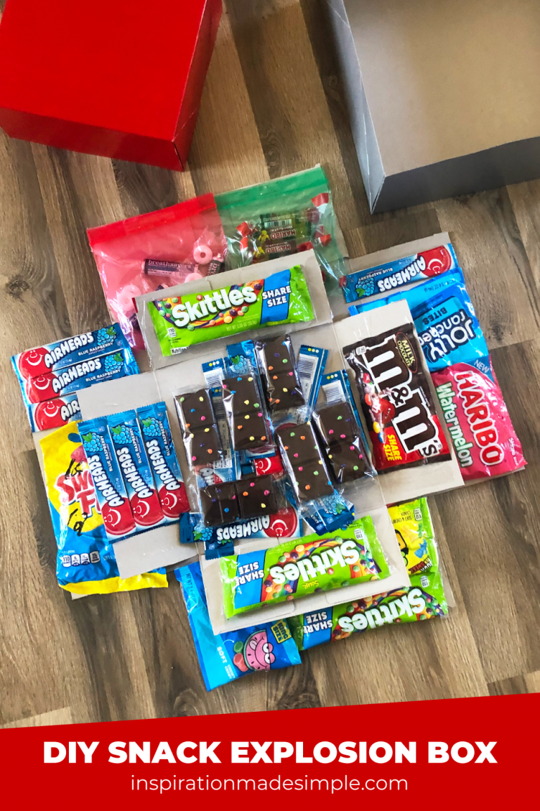 DIY Snack Explosion Box - Inspiration Made Simple