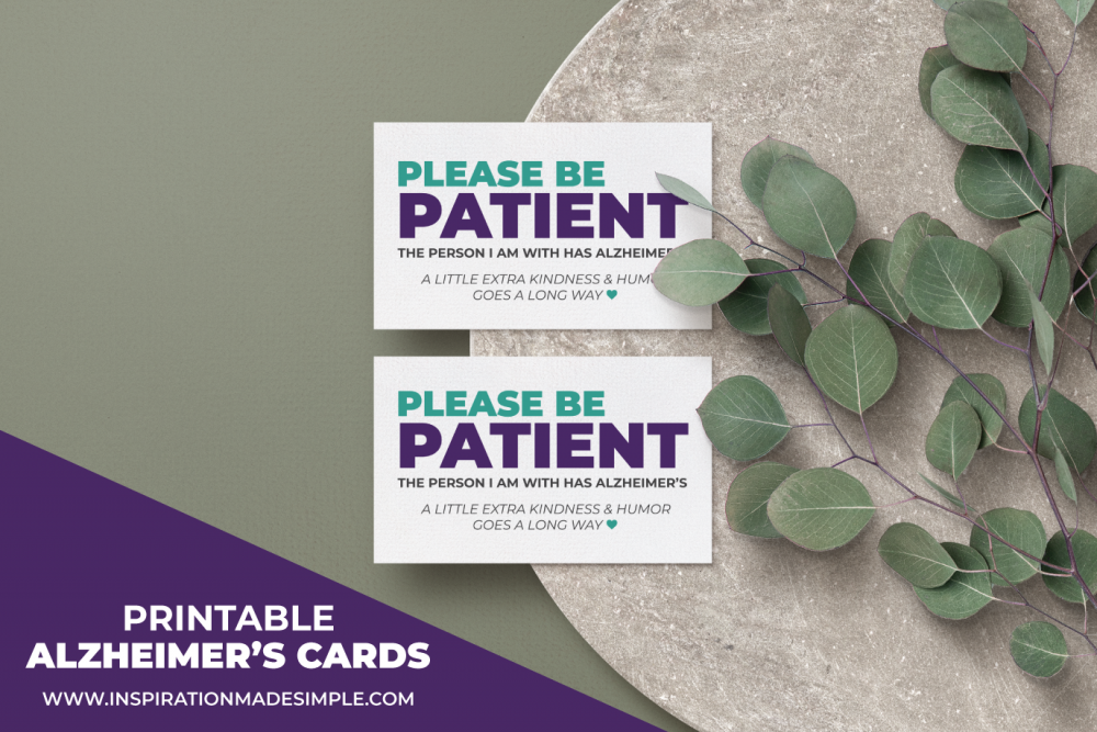 Alzheimer's Cards - Inspiration Made Simple
