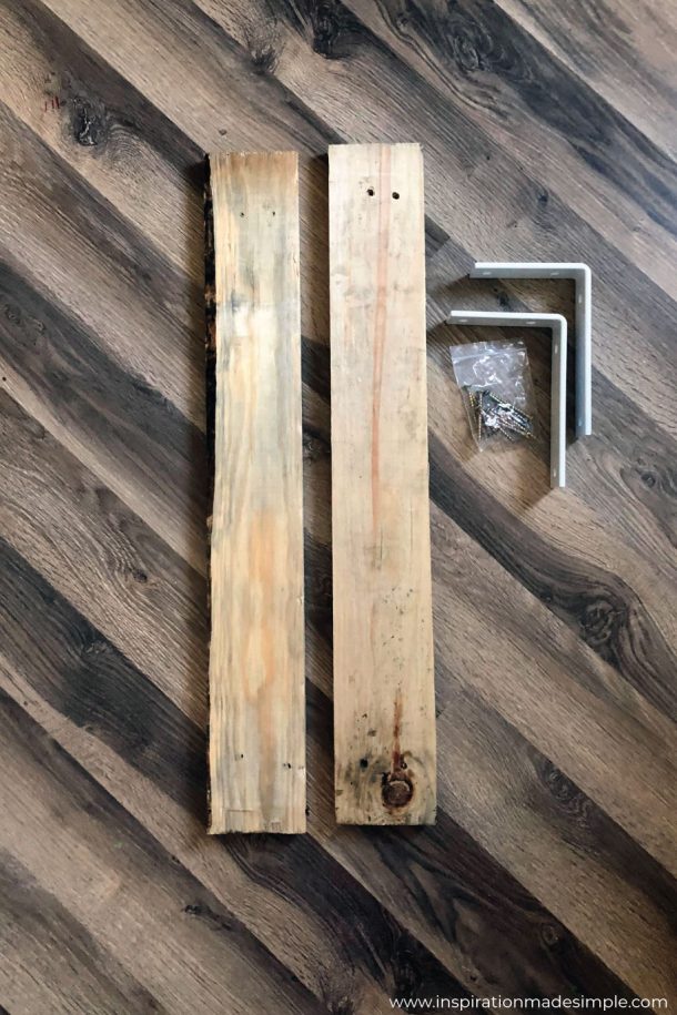 DIY Floating Pallet Shelves - Inspiration Made Simple