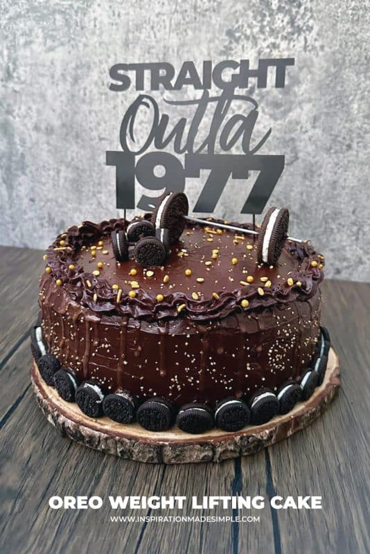 Easy DIY Weight Lifting Themed Cake - Inspiration Made Simple